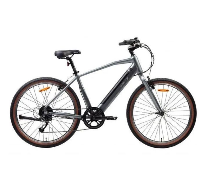 Cruiser Electric Hybrid Silver – Kool Bike Hire